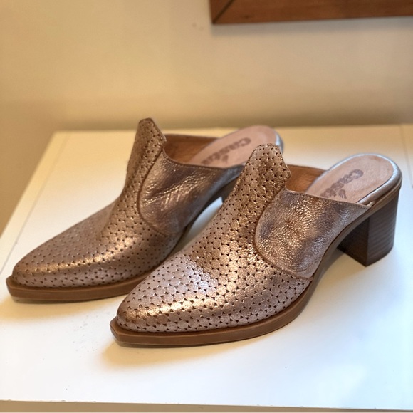 Casta | Shoes | Casta Tandem Mule In Metallic Old Rose | Poshmark